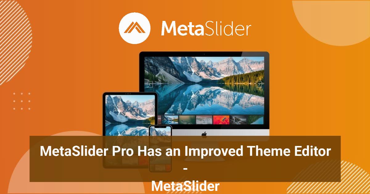 MetaSlider Pro Has an Improved Theme Editor - MetaSlider