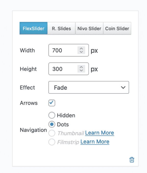 MetaSlider Default Examples: FlexSlider, R. Slides, Nivo Slider, Coin Slider - MetaSlider