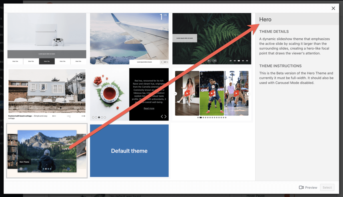 Create an Image Carousel With a Large Hero Image - MetaSlider