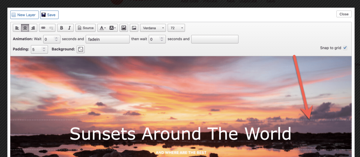 How to Add Animations to Layer Slides (Pro) - MetaSlider