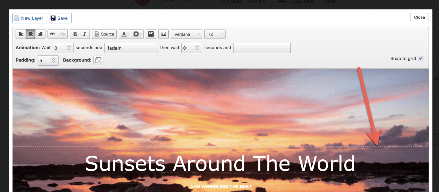 How to Add Animations to Layer Slides (Pro) - MetaSlider