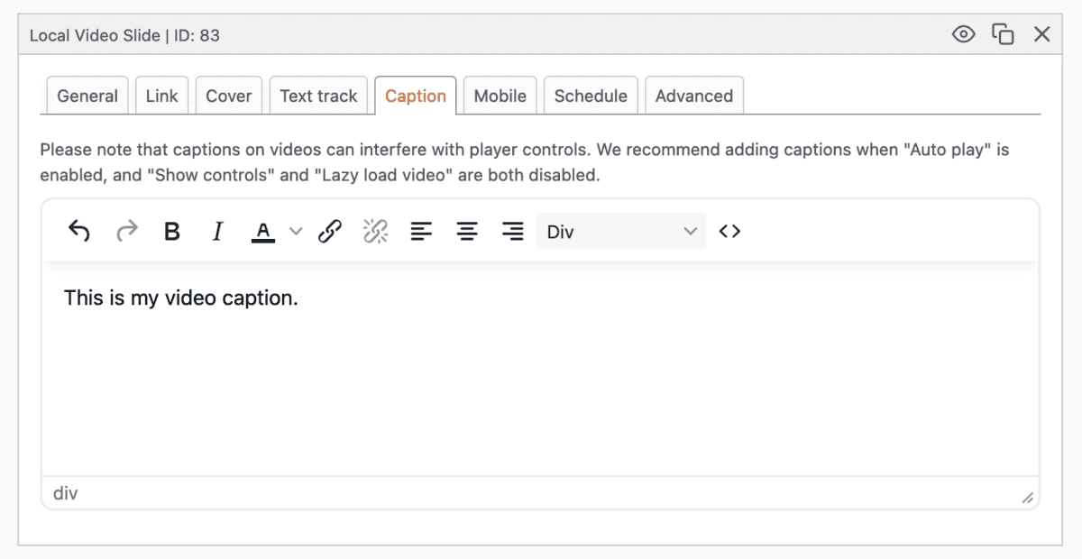 Introduction to Captions in MetaSlider - MetaSlider