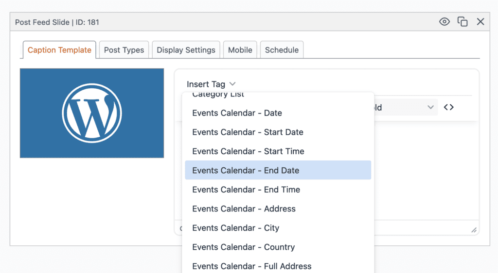 How to Create The Events Calendar Slideshows - MetaSlider